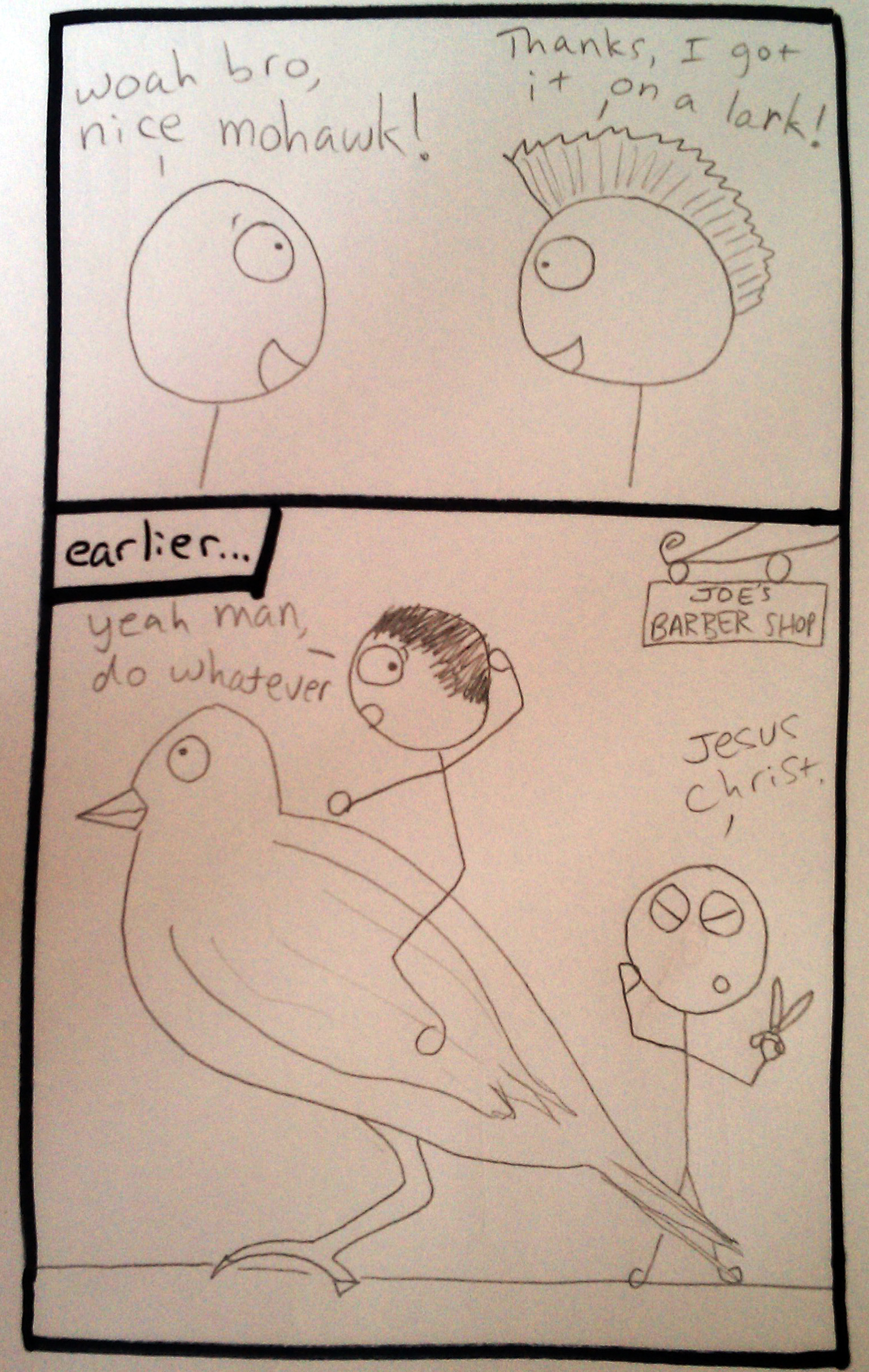 Tarantino-esque structure. | TICKLE ME JELLO